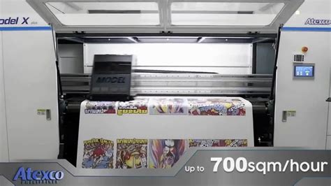 Atexco Model X Plus Digital Sublimation Printer High Speed Dye