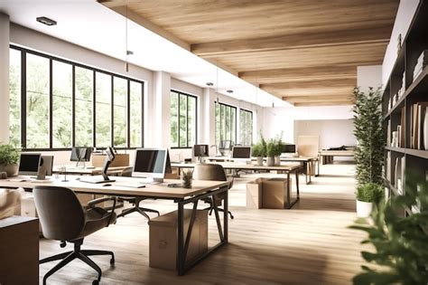 Premium Ai Image Snapshot Of An Office Area