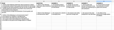 Libreoffice Calc Regex To Extract Multiple Choice Questionanswer