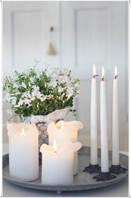 Minimal Decor White Candles Candle Decor Candles