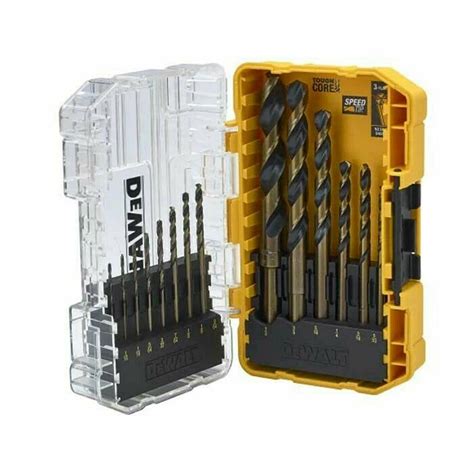 Dewalt Metal Drill Bit Set 14 Pieces Hss G Black Yellow Buysbest