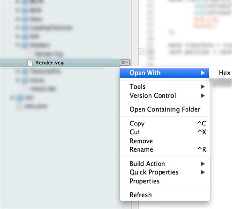 How To Open A File With The Source Code Editor In Monodevelopxamarin