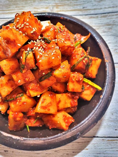 가을무 요리 깍두기담그는법 깍뚜기 담그기 전라도 김치