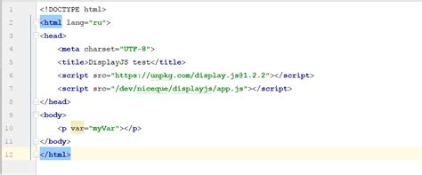 Problem With Testing Outside Jsfiddle Issue Arguiot Displayjs Github