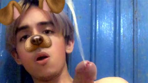 Trying Some Filters While Cumming And Moaning Mexican Gay Twink Porn