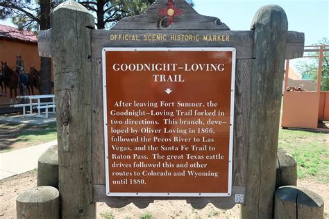Goodnight Loving Trail Historic Marker ~ Mosquero New Mex Flickr