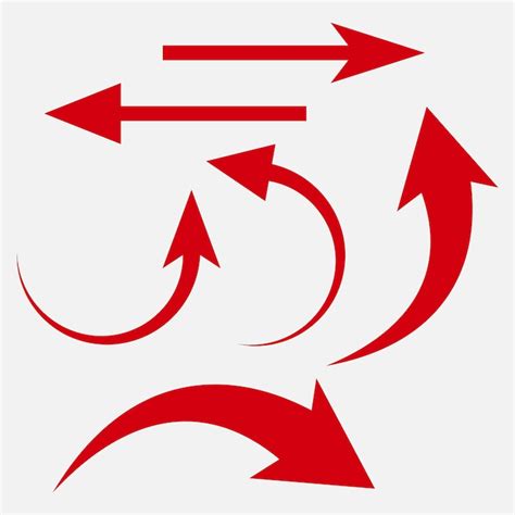 Images De Fleche Courbe Rouge Téléchargement Gratuit Sur Freepik