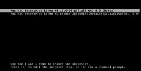 recuperar contraseña de root en centos 8 y rhel 8 rm rf es