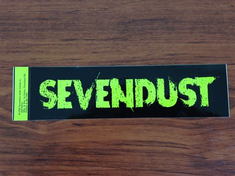Sevendust Logo Stickerdecal Brand New Vintage Music Band 117