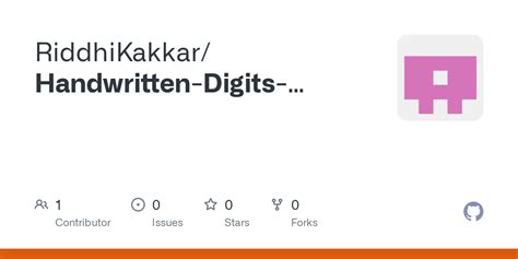 GitHub RiddhiKakkar Handwritten Digits Recognition