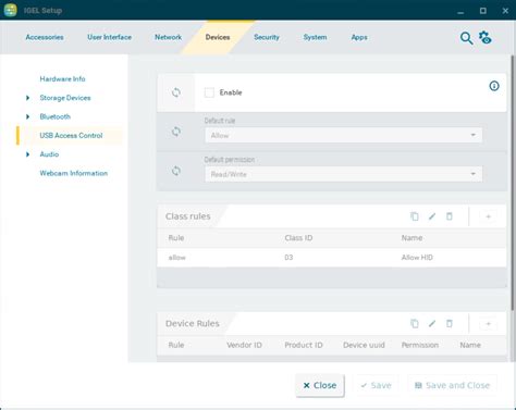 Usb Access Control In Igel Os 12