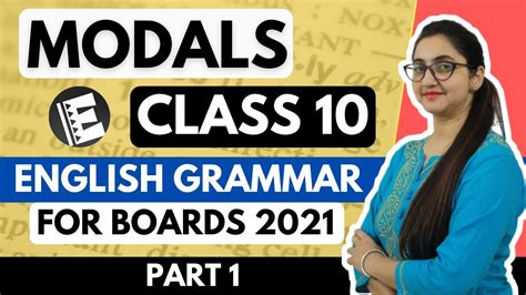 Modals In English Grammar Class 10 For Boards 2021 Roli Saxena English World Youtube