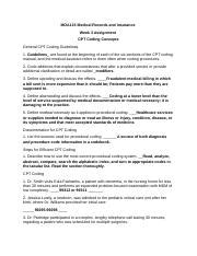 Understanding CPT Coding Concepts And Guidelines Course Hero