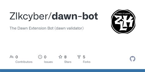 Github Zlkcyberdawn Bot The Dawn Extension Bot Dawn Validator
