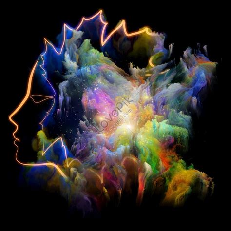 휴먼 심볼 시리즈 의식 사진과 관련된 인간 형태의 정의된 선과 자연의 유기적 패턴의 합일 사진 무료 다운로드 Lovepik