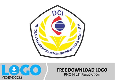 Logo Sekolah Tinggi Manajemen Informatika Dan Komputer Dci Free Download Logo Format Png