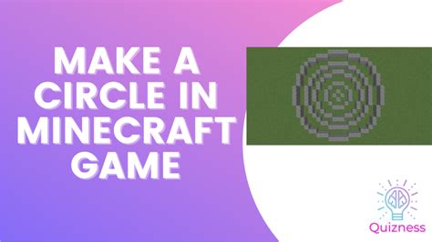 How To Make A Circle In Minecraft Easy Guide Answer Monger