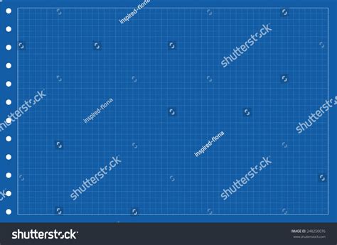 Sheet Paper Grid Notebook Graph Style Stock Vector Royalty Free 248250076 Shutterstock