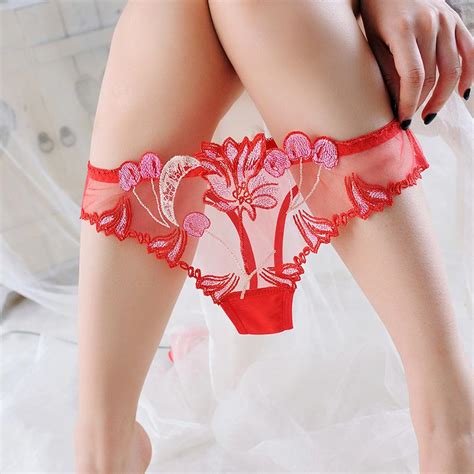 Buy Sexy Lace Sheer Mesh Fashion Thongs Womens Panties Fashion Thongs