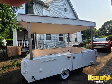 6 X 12 Open Air Concession Trailer Pop Up Mobile Vending Unit For