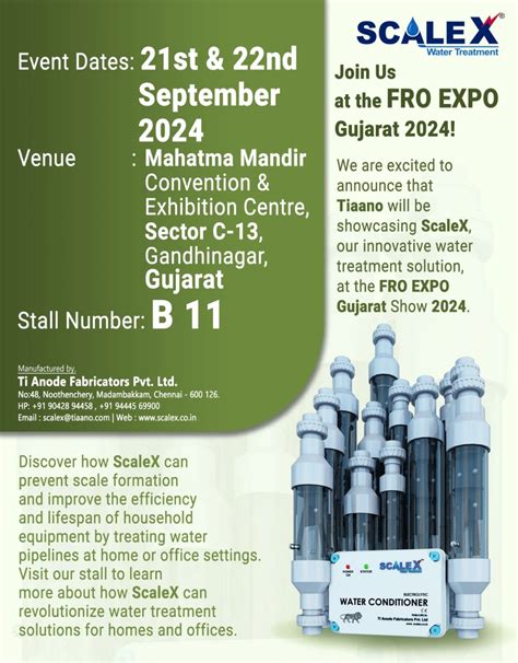 Sasi Rekha On Linkedin Scalex Watertreatment Froexpo2024 Tiaano Homesolutions
