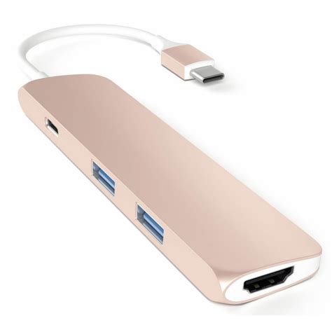 Satechi Usb C Multi Port Hub Ros Gold