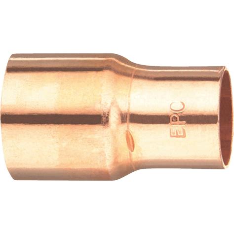 NIBCO 1 In X 1 2 In Reducing Copper Coupling With Stop Elitsac Inc