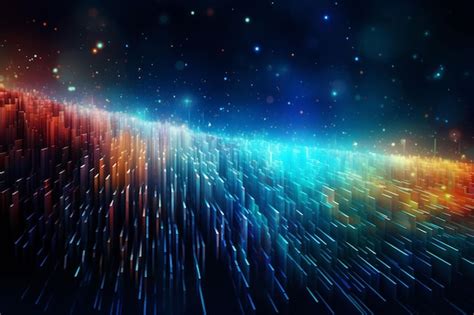 Premium Ai Image Abstract Digital Data Background