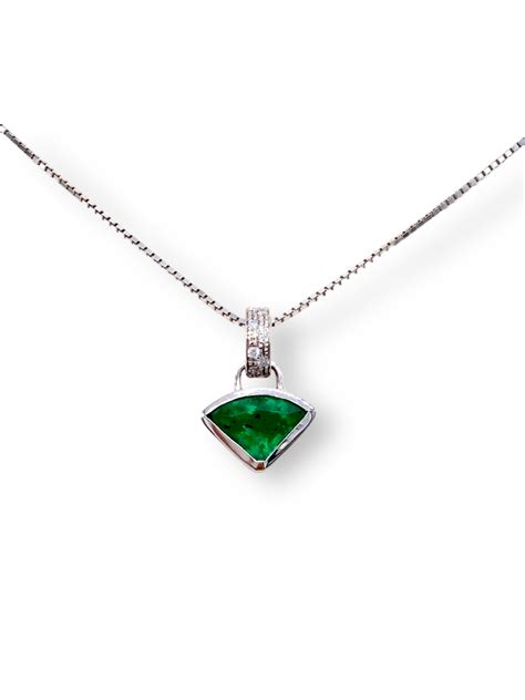 Fancy Shaped Pendant Alpine Green