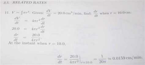Solving Related Rates Problem Understanding Differentiation And The Power Rule