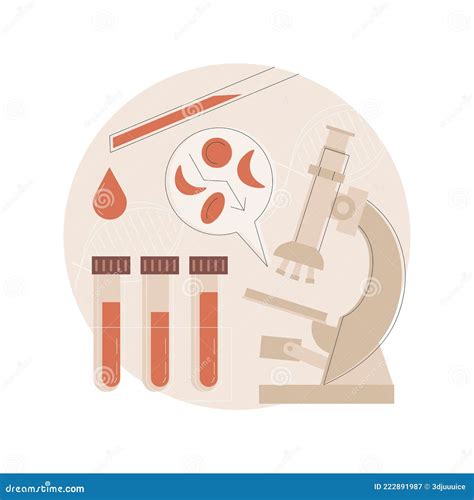 Anemia Screening Abstract Concept Vector Illustration Stock Vector
