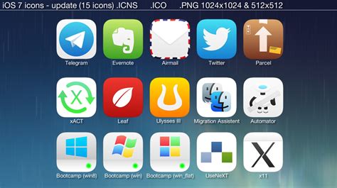 Download Free 15 Ios 7 Style App Icons For Mac Free App Icons
