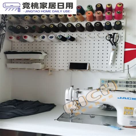 山头林村缝纫机线架洞洞板实木放线的架子缝纫放宝塔线家用线圈收纳架挂 白色300 300配5个木梢【图片 价格 品牌 报价】 京东