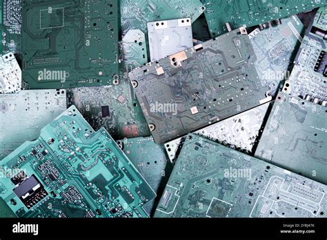 Motherboard Cpu Electrons Circuit Board With Electrons Electronic
