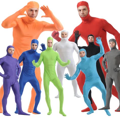 Halloween Adult Morphsuit Fancy Costume Morph Suit Cosplay Costume
