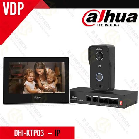 Dahua Ktp03 Ip Video Intercom Kit 42 Port Poe Switch Included