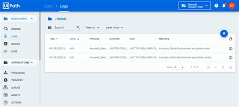 Orchestrator Web Api For Job Logs And Heartbeat Orchestrator Uipath