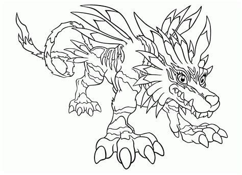 Digimon Coloring Pages Books Free And Printable