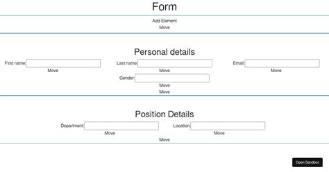 React Beautiful Dnd Form Codesandbox