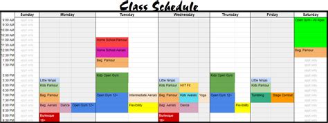 Class Chart