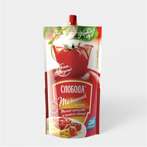 Кетчуп «Слобода» Томатный, 350 г – купить по приятной цене с доставкой ...