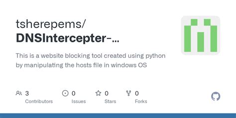 Github Tsherepemsdnsintercepter Websiteblocker 1 This Is A Website