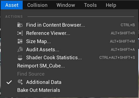 static mesh editor ui in unreal engine