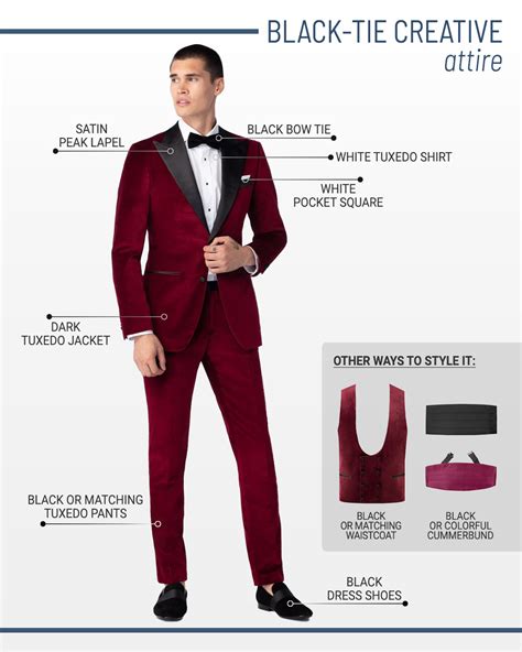 Formal Black Tie Dress Code