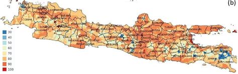 CN Grid Distribution Within Java Island Download Scientific Diagram