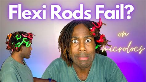 Braidlocs Flexi Rod Curls Fail Diy Microlocs Youtube