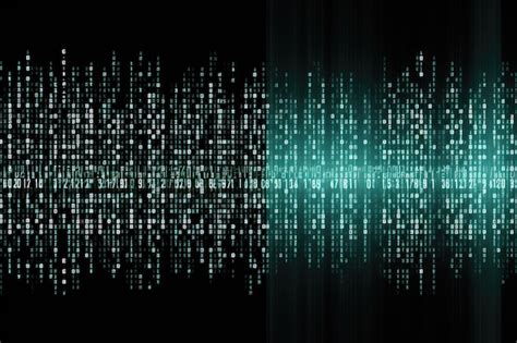 Premium Ai Image Abstract Visualization Of A Binary Code Digital