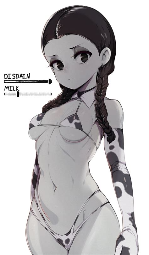 rule 34 1girls attribute slider black hair breasts cow bikini cow