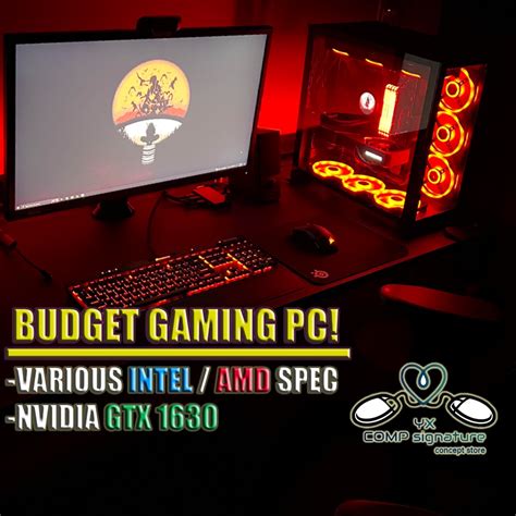 FULL SET BUDGET GAMING PC CUSTOM PC INTEL RYZEN NVIDIA RTX GTX CPU PUBG GTAV DESKTOP