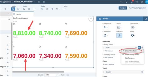 solved thresholds conditional formatting not applied sap community